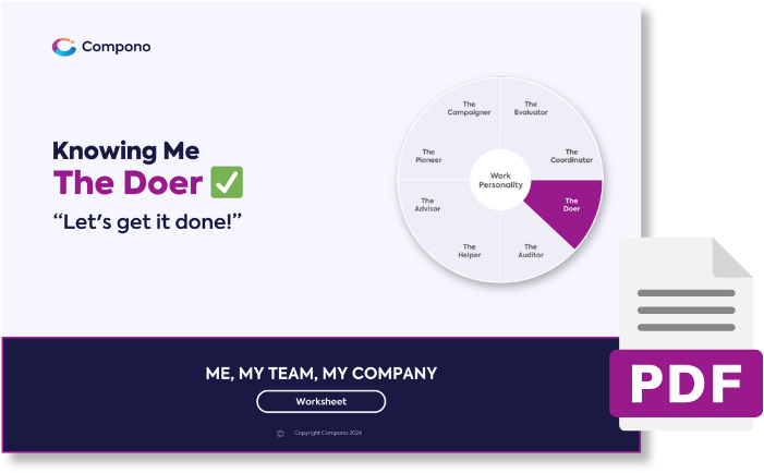 Compono | My Work Personality: The Doer