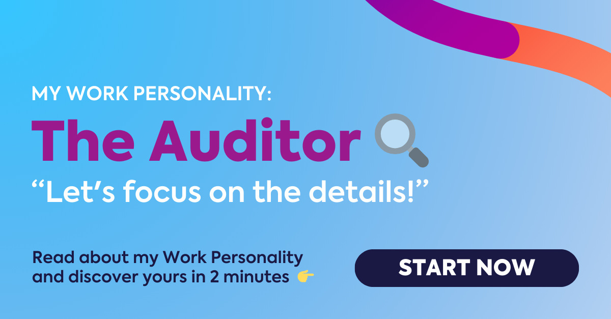 Compono | My Work Personality: The Auditor 🔍