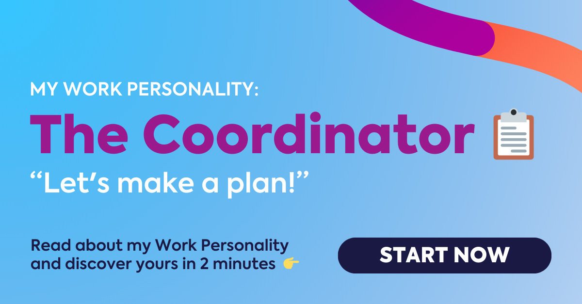 Compono | My Work Personality: The Coordinator 📋