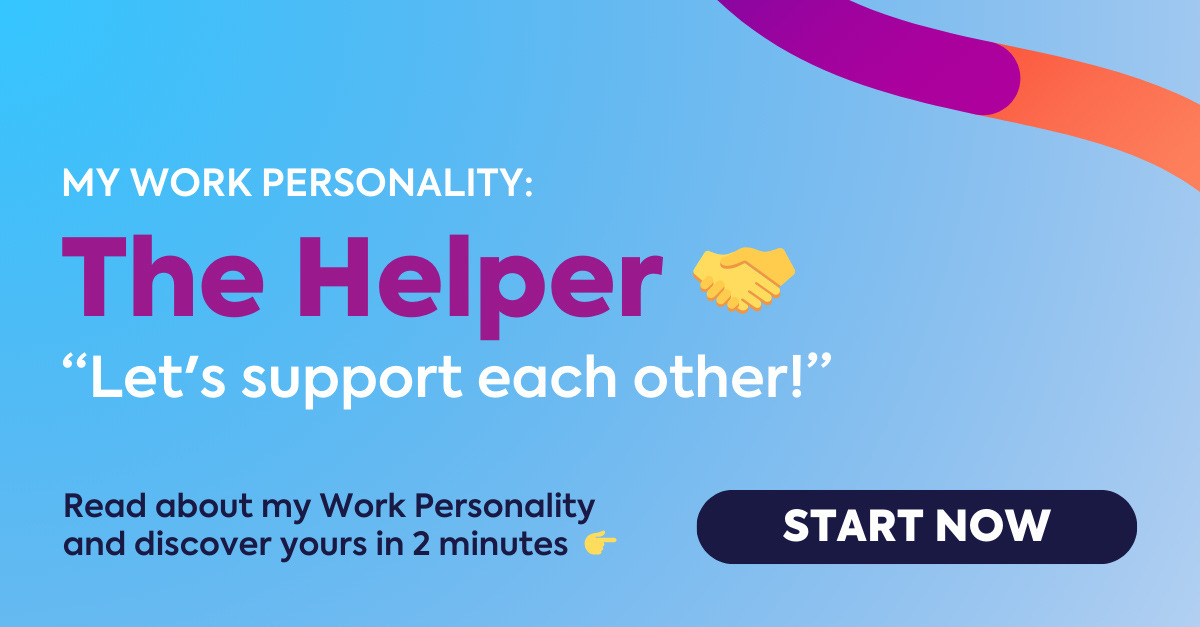 Compono | My Work Personality: The Helper 🤝